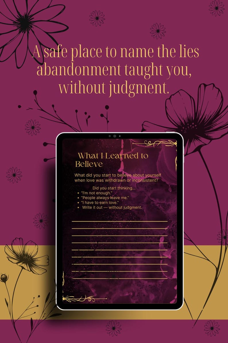 Still Worthy: A Healing Journal for Abandonment Wounds | Printable ...