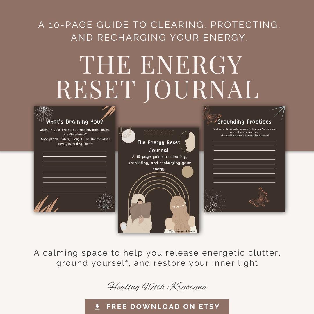 Energy Reset Journal | Guided Prompts for Renewal, Balance & Mind-body ...