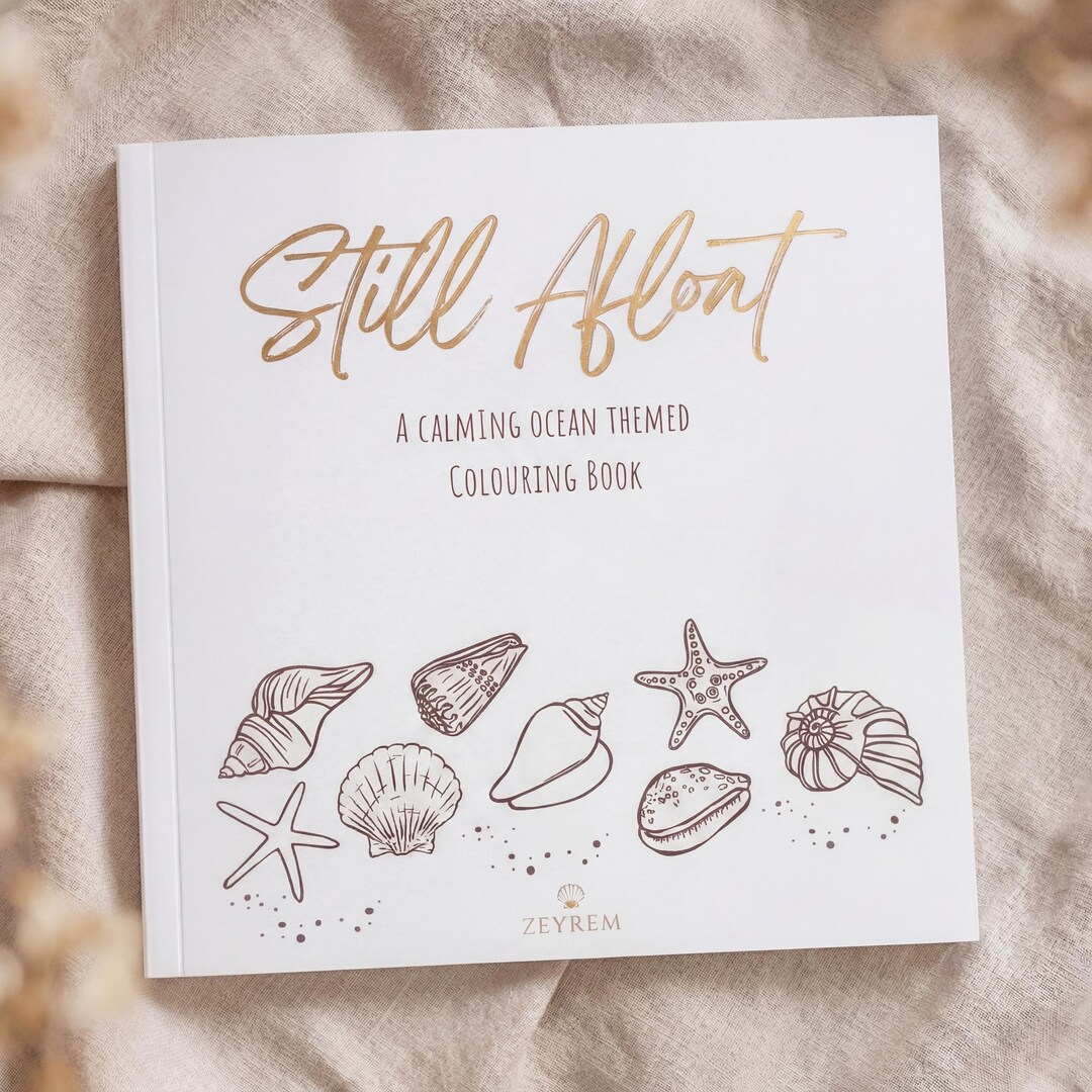 Still Afloat | A Calming Ocean Themed Colouring Book | Grief and ...