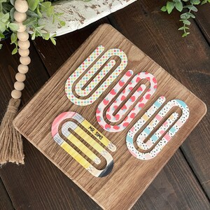 Personalized Jumbo Paperclip Bookmarks - Etsy