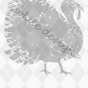 Turkey Distressed, Vintage, Grunge SVG, STUDIO, and PNG Cuttable File ...
