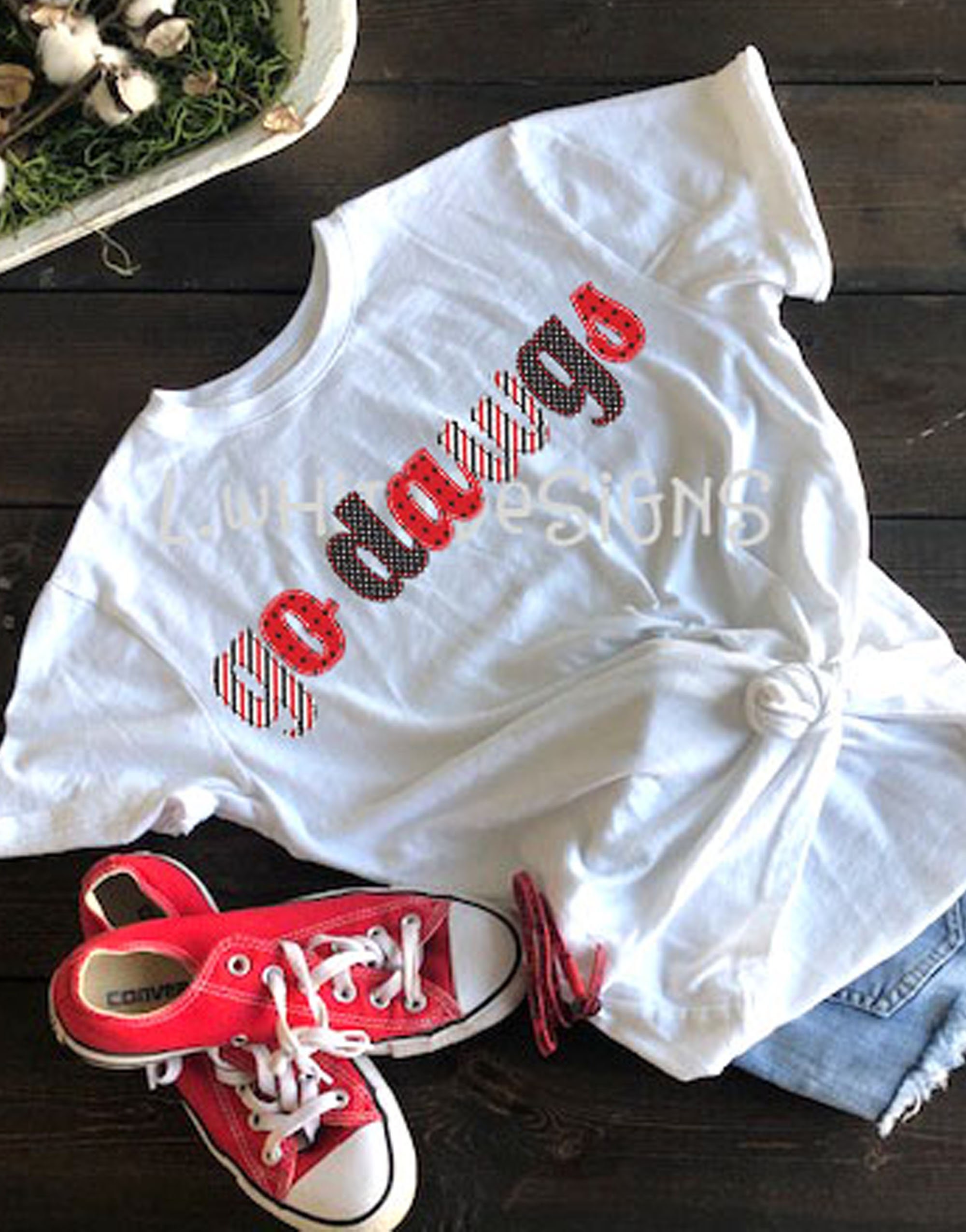 3 Full Lowercase Faux Applique Alpha Packs. Georgia Inspired - Etsy