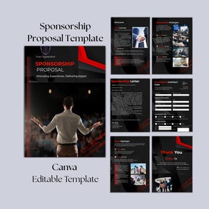Event Sponsorship Proposal | Fundraising Template | Sponsorship Form ...