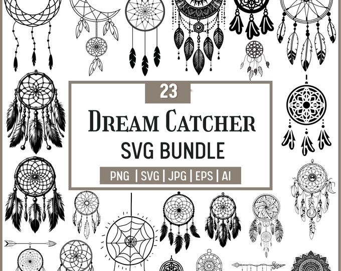 Boho Dream Catcher SVG, 3d Layered SVG Floral Dreamcatcher, Tribal ...