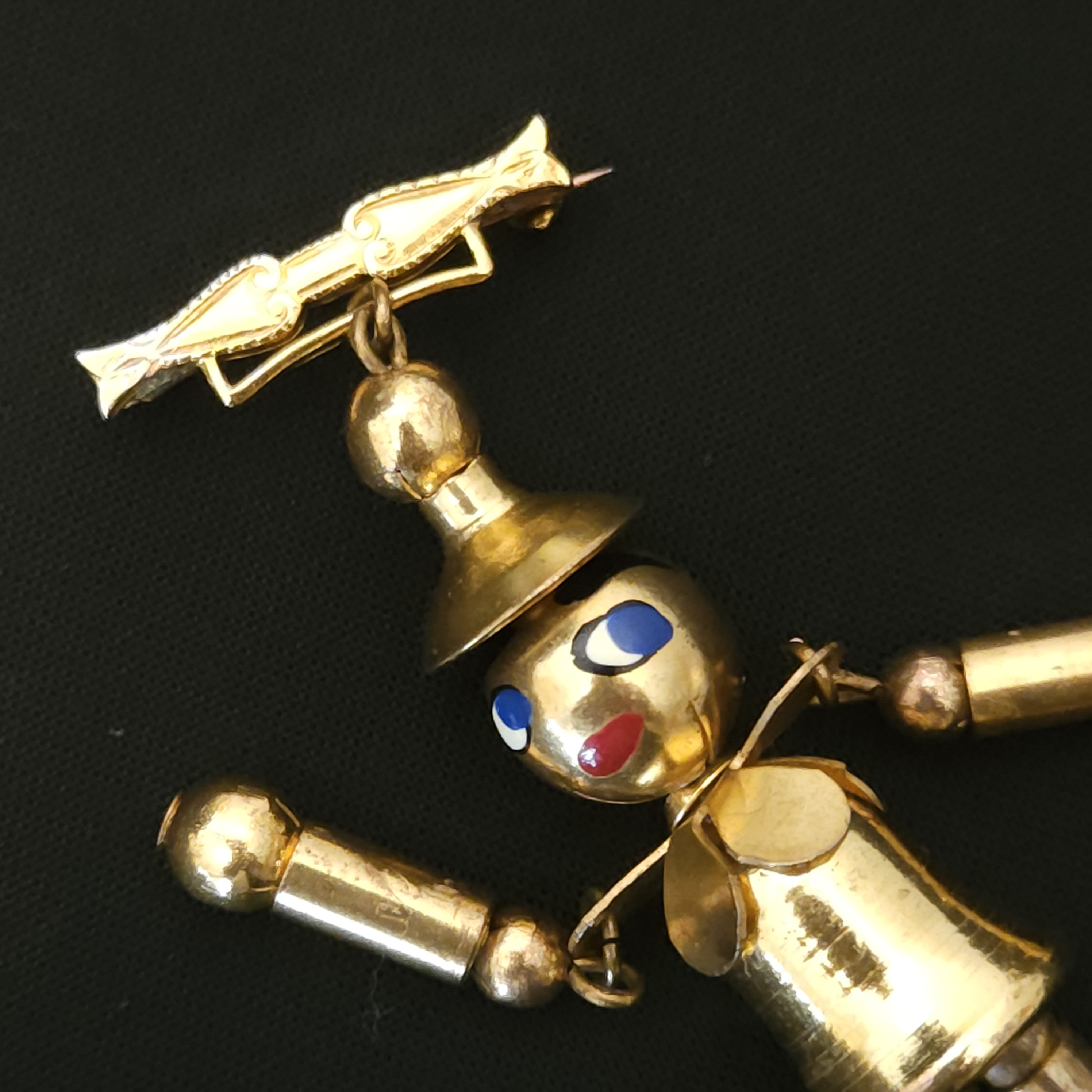 Antique Vintage 1930s Articulated Figural Tin Man Robot Pin - Etsy