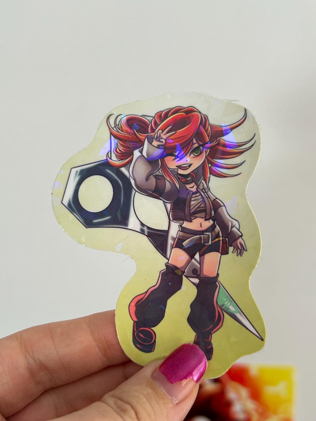 Chibi Scissor Lady Sticker - Etsy