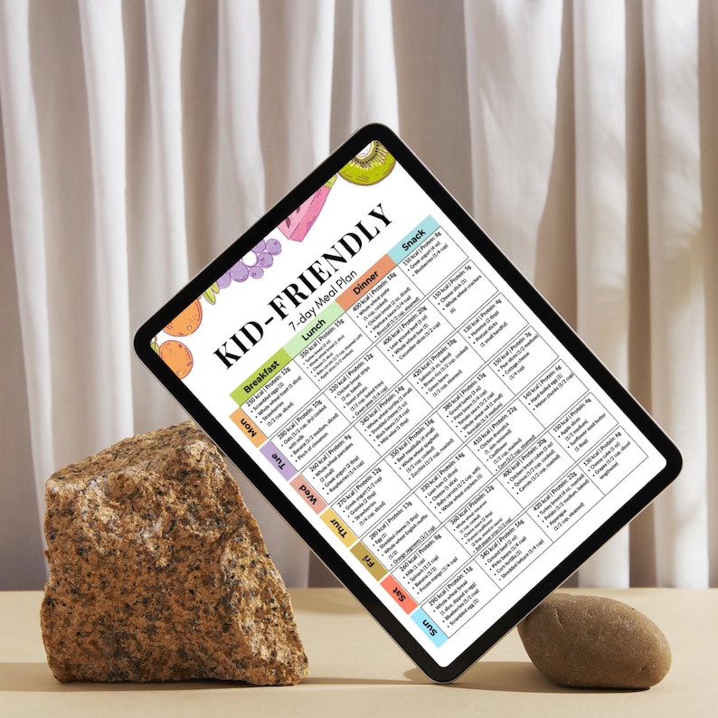 Kid & Toddler Meal Plan | 7-day Healthy Eating Plan for Children ...