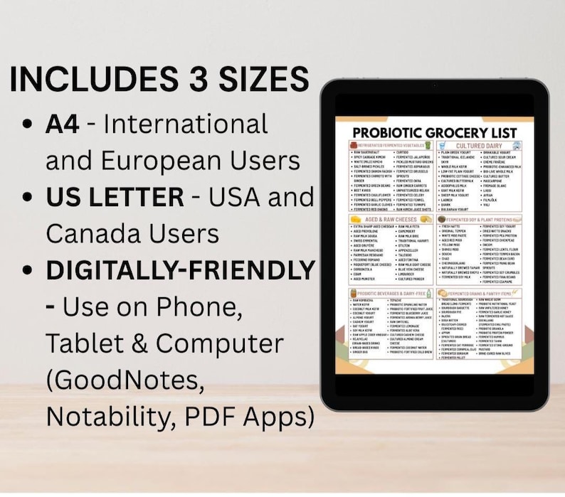 Probiotic Grocery List | Good Health Foods | Fermented Foods List ...