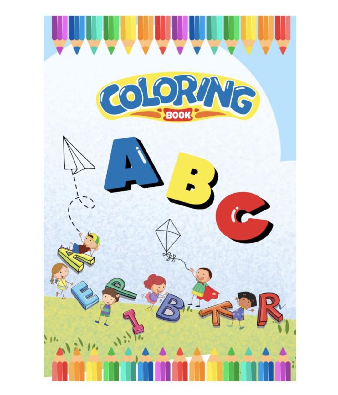 ABC COLORING BOOK Coloring Books, Learning Through Creative Play ...