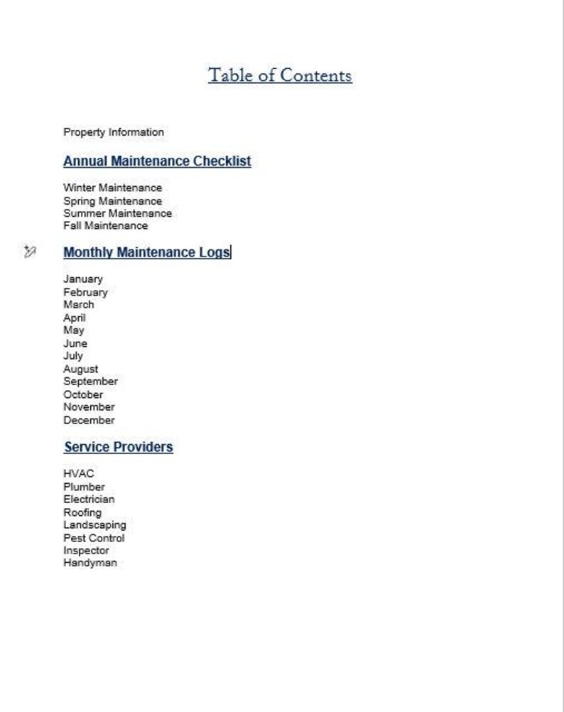Home Maintenance Binder & Annual Calendar | House Organizer | Repairs ...