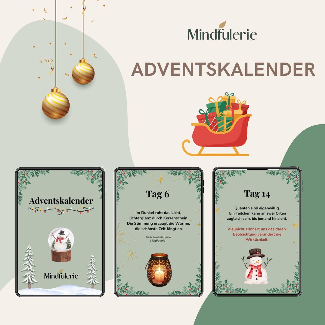 Digital Advent Calendar PDF 24 Days of Meaning, Silence, Poetry ...