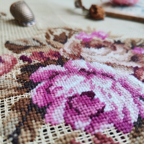 Preworked Petit Point - Etsy