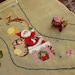 Vintage PREWORKED Needlepoint Christmas Stocking Canvas - Etsy