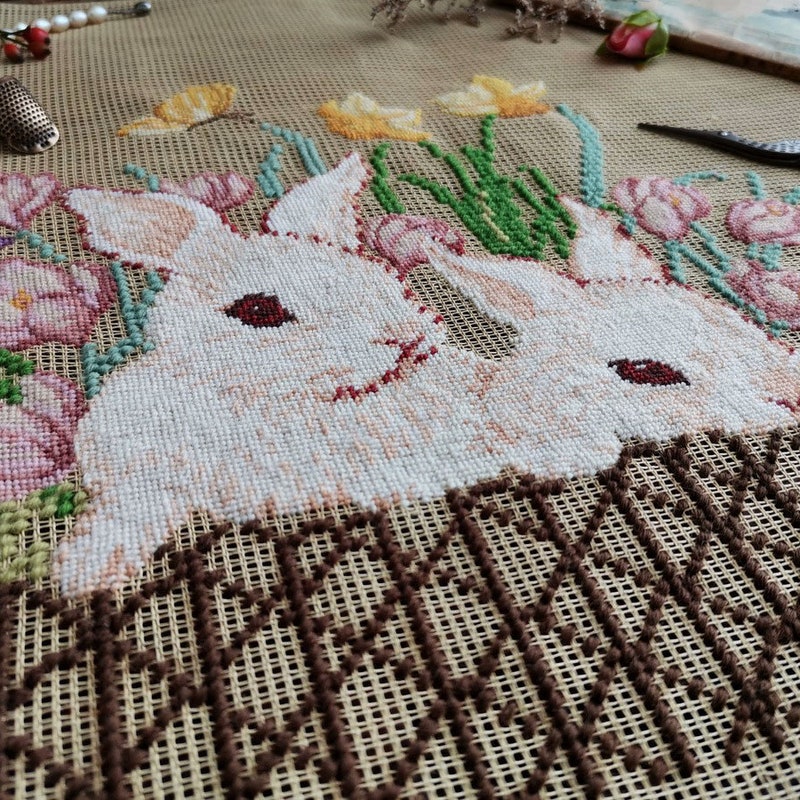 Preworked Petit Point - Etsy