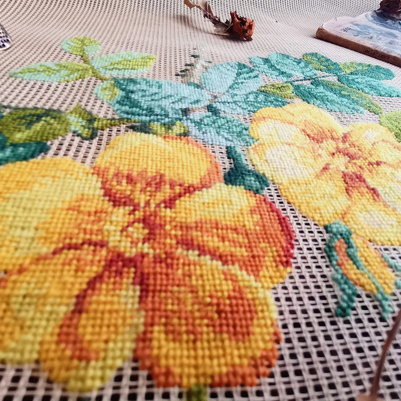 Preworked Petit Point - Etsy