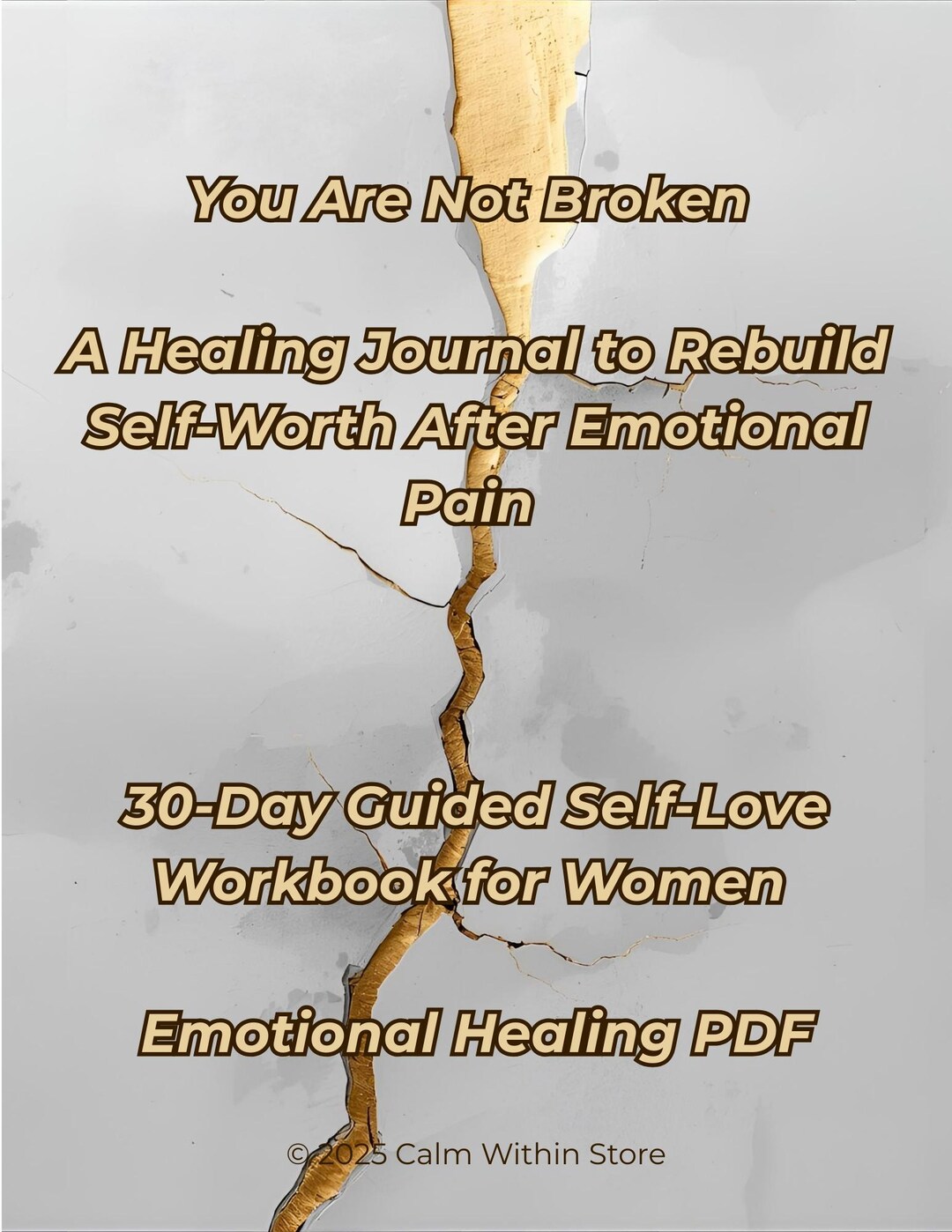 You Are Not Broken | 30 Day Healing Journal to Rebuild Self Worth ...