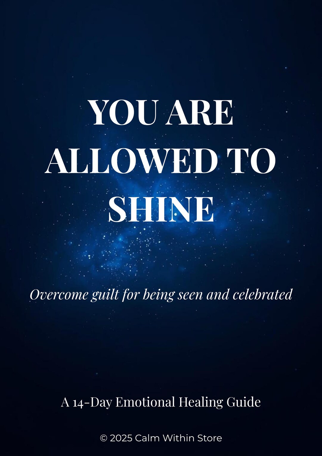 Fear of Being Seen Journal for Women | You Are Allowed to Shine ...