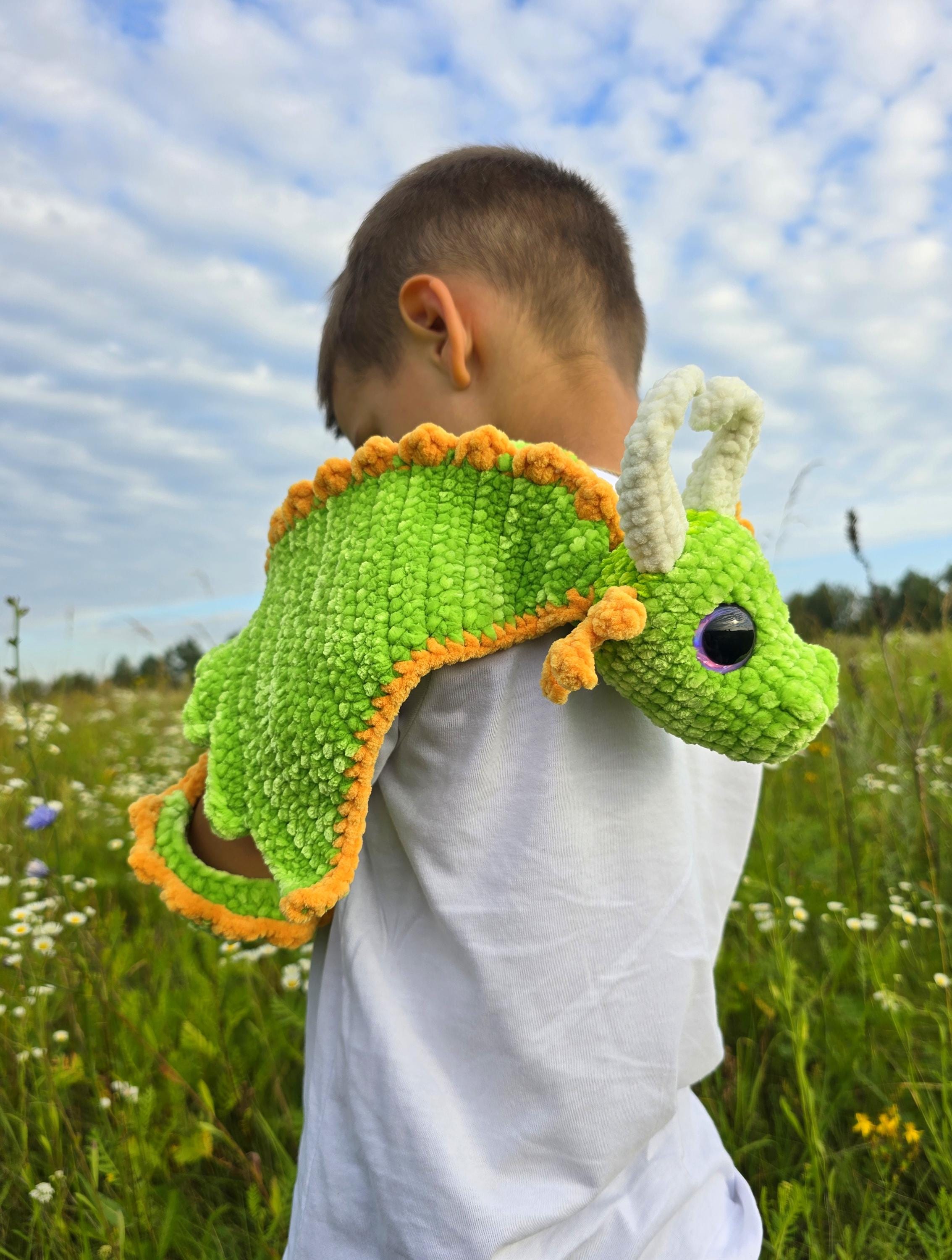 Dragon Snuggler Pattern Crochet, Amigurumi Dragon - Etsy