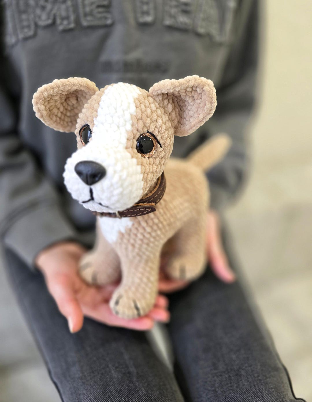 Crochet Dog Puppy Pattern, Crochet Doggie Amigurumi, Crochet Realistic ...