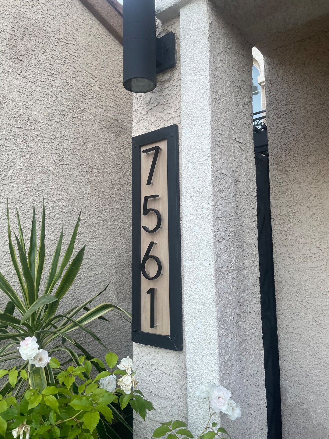 House Numbers Frame Wall - Etsy