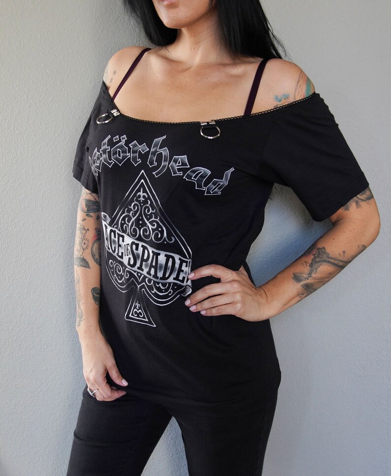 Olivia Paige Clothing Diy Shirt Motörhead Lemmy Ace of - Etsy