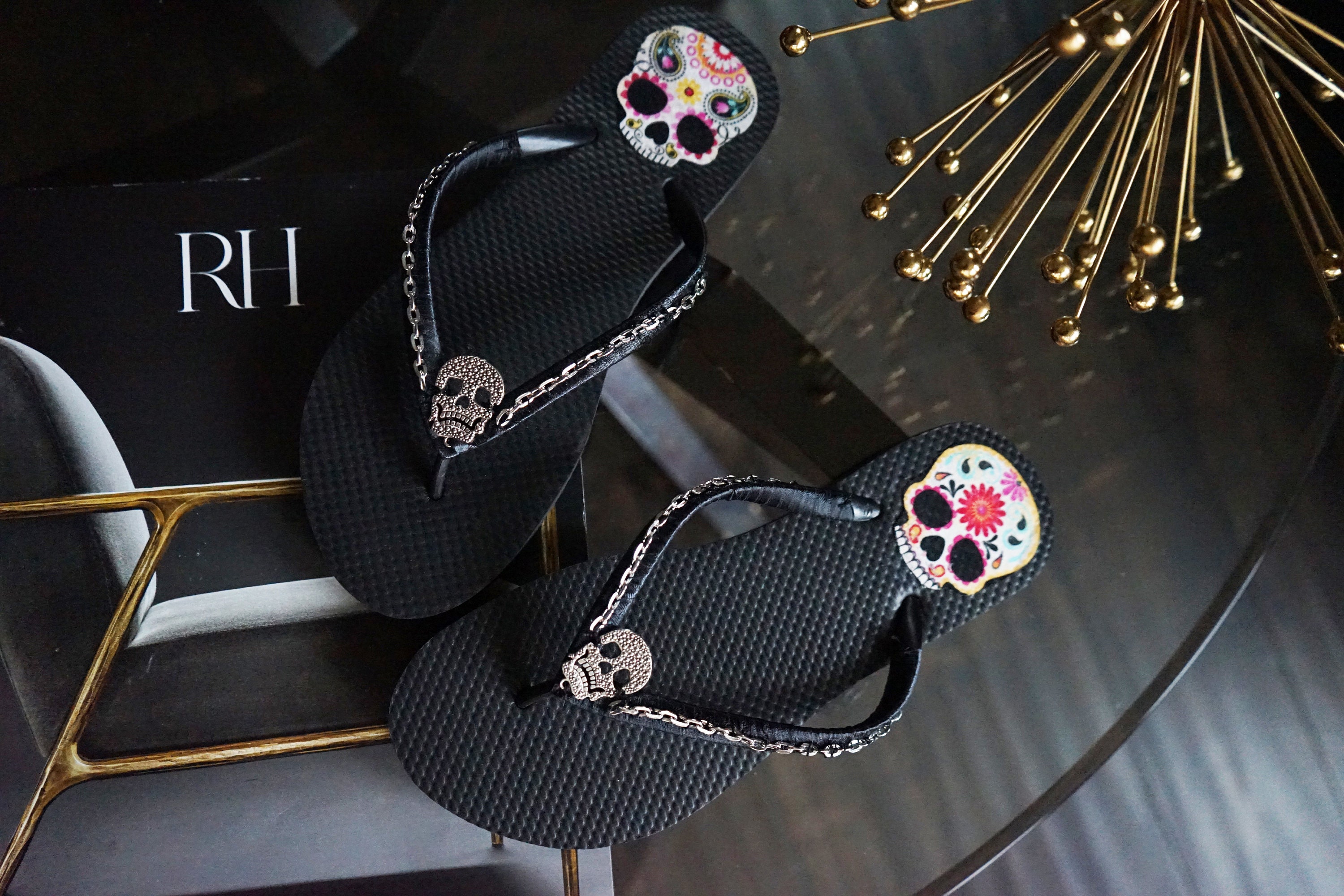 Olivia Paige sugar Skull Skeleton Chains Rockabilly Flip - Etsy