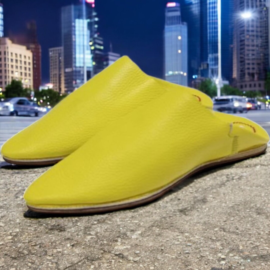 Balgha Fait Main - Babouches Marocaines En Cuir Pour Homme Et Femme ...