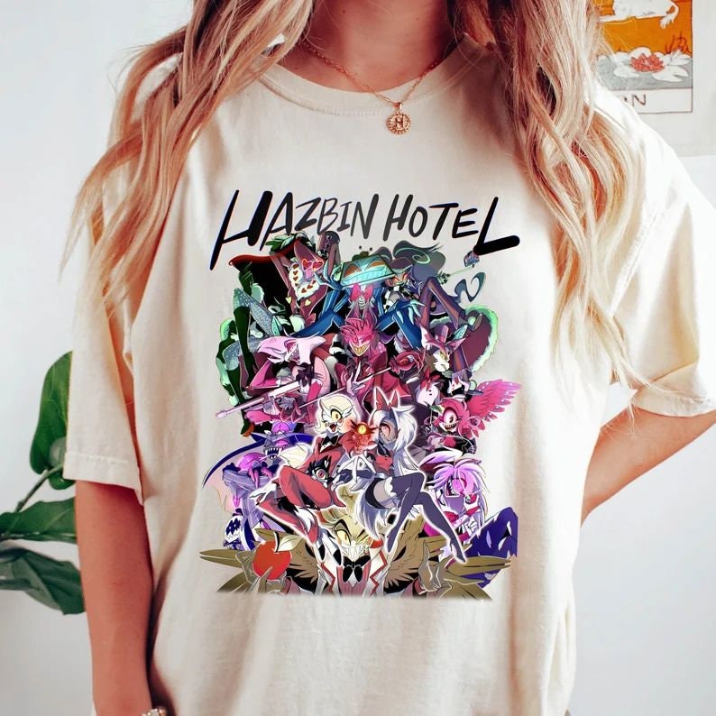 Alastor Hazbin Hotel Shirt / Hazbin Hotel karakters shirt / Hazbin ...