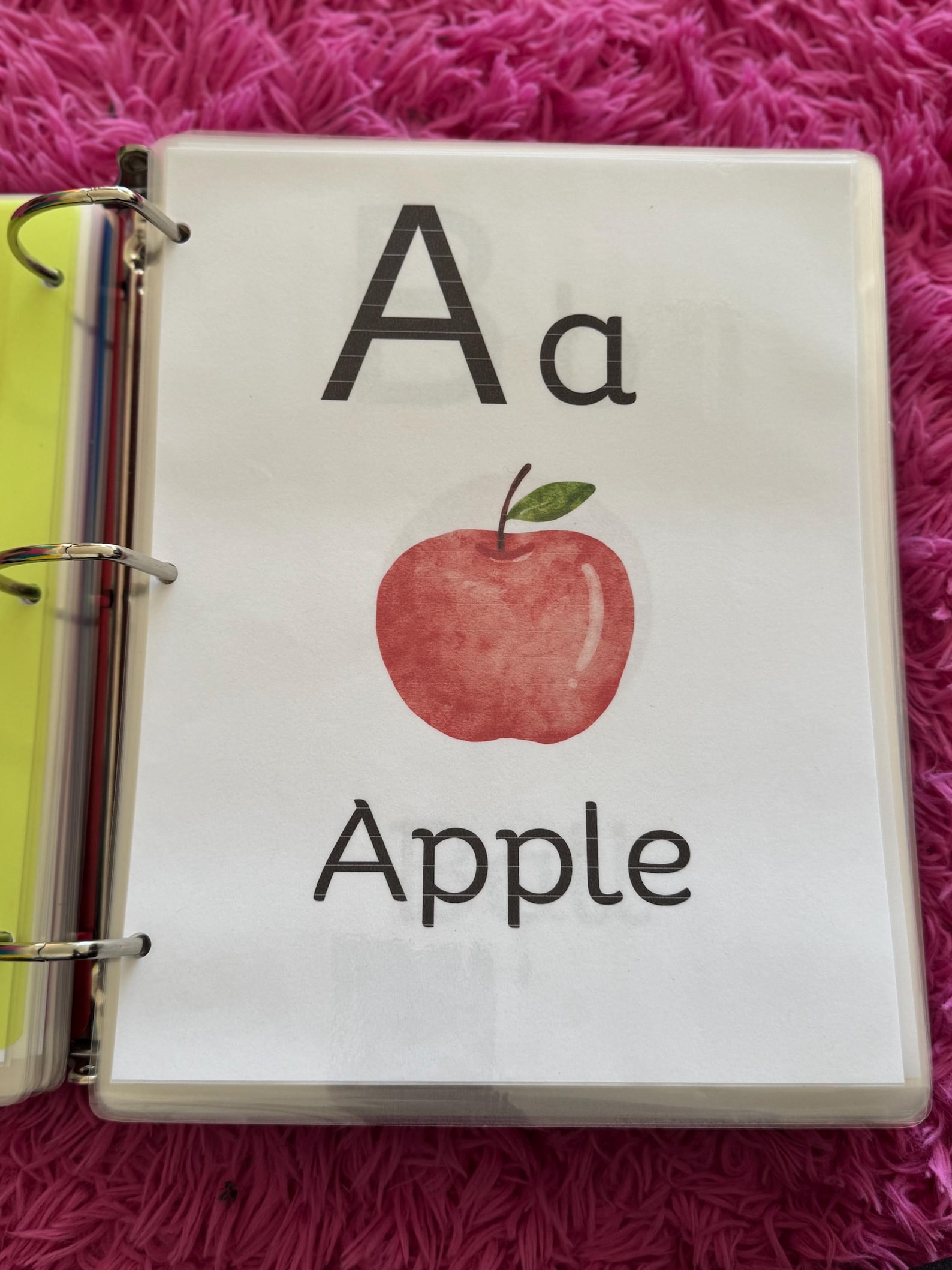 Laminated Toddler Circle Time Binder: Alphabet, Numbers, Colors - Etsy