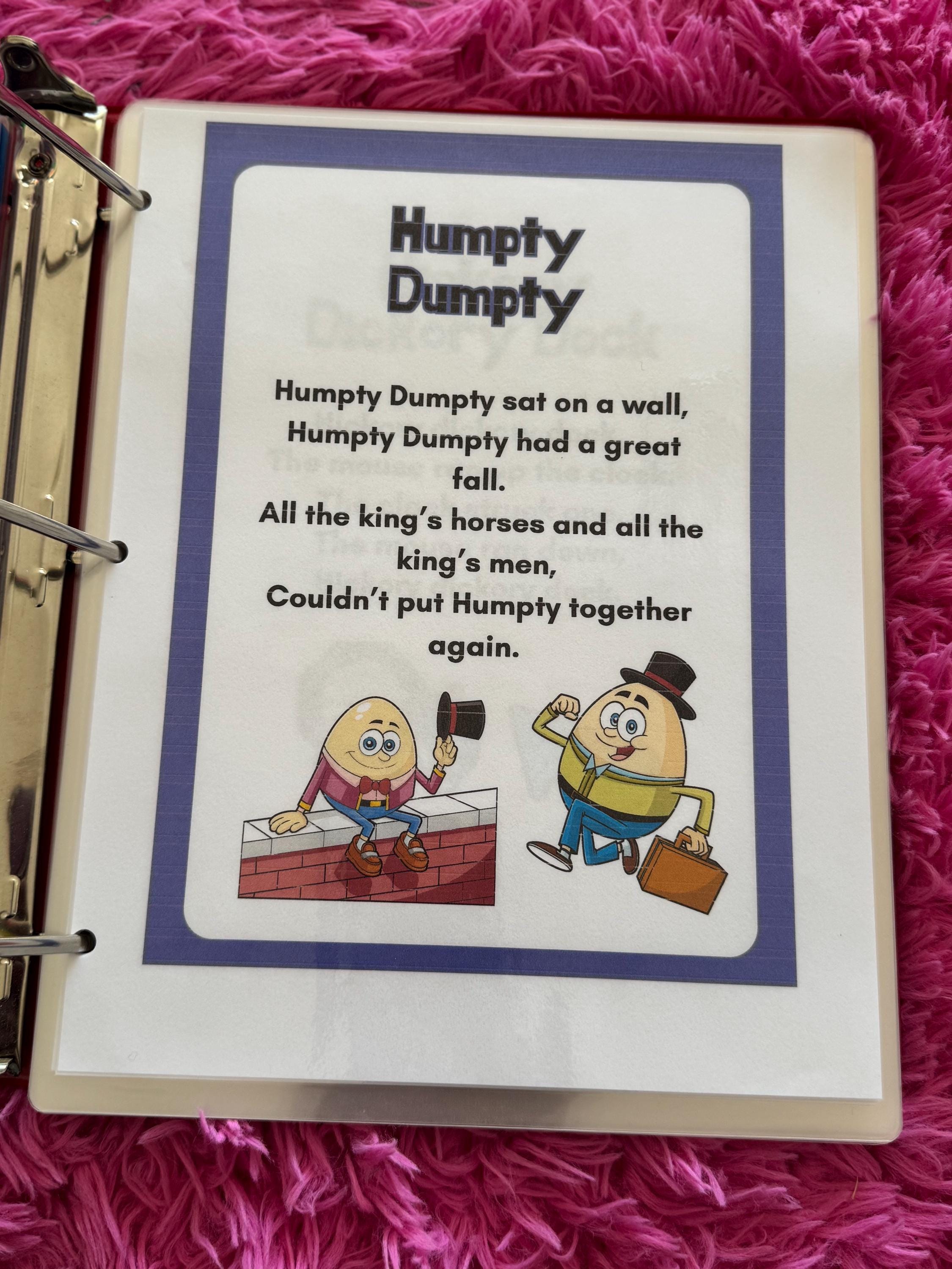 Laminated Toddler Circle Time Binder: Alphabet, Numbers, Colors - Etsy