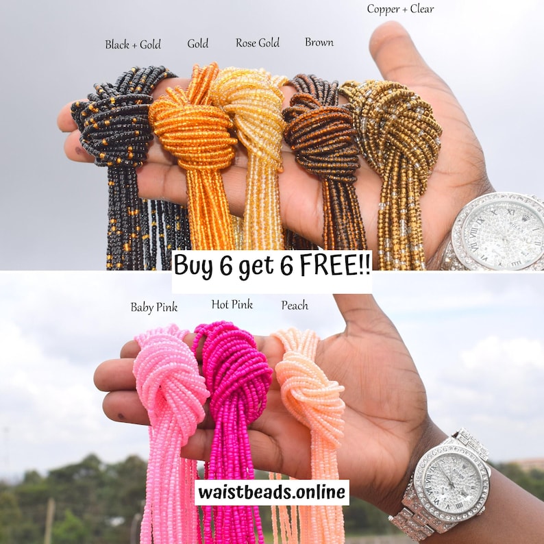 Waist Beads With Clasp, Waist Beads, Waist Beads Black Owned, Waist ...