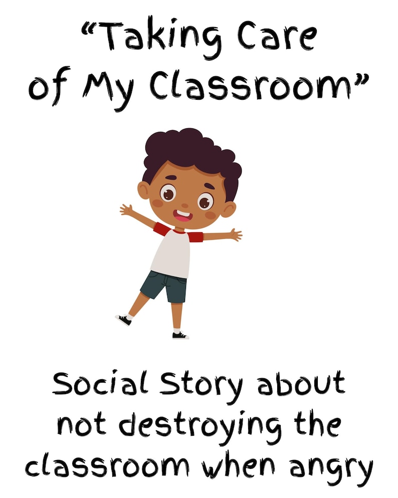 Digital Social Stories, Printable Social Skill Book, Behavior ...