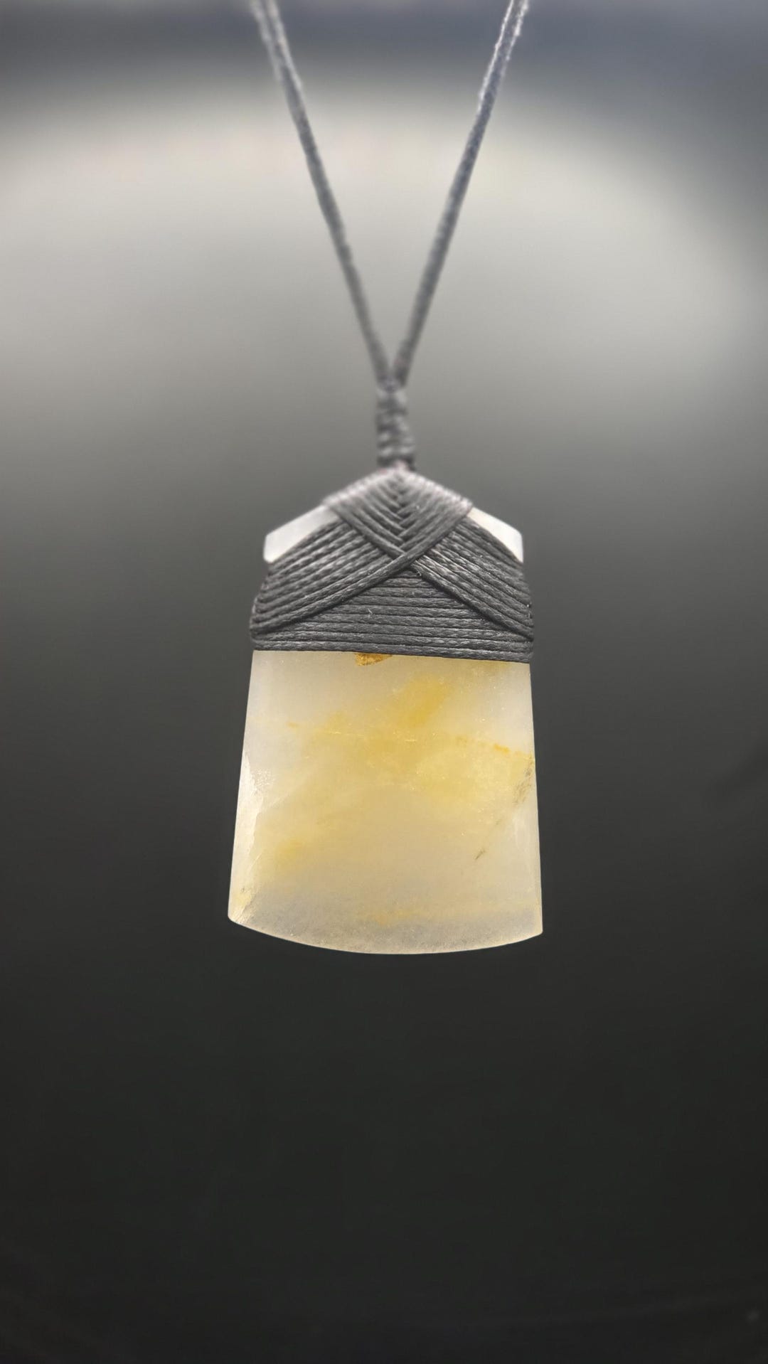 Hei Toki - 6.5m X 4cm - With Black Cord (quartz) - Etsy