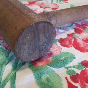 Vintage Antique Wood Mallet Hammer Rustic Primitive Country Farm Tool ...
