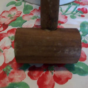 Vintage Antique Wood Mallet Hammer Rustic Primitive Country Farm Tool ...