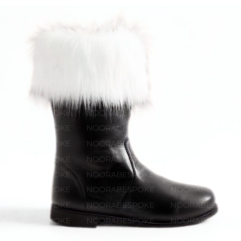 Leather Santa Claus Boots - Etsy