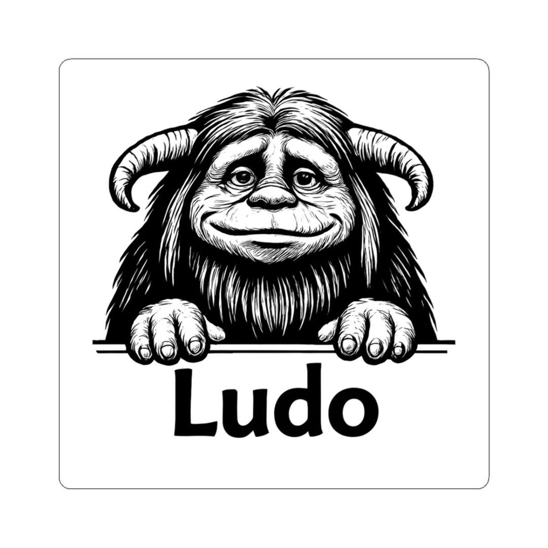 Charming Ludo Character Kiss-cut Stickers, Fun Laptop Decals, Unique ...