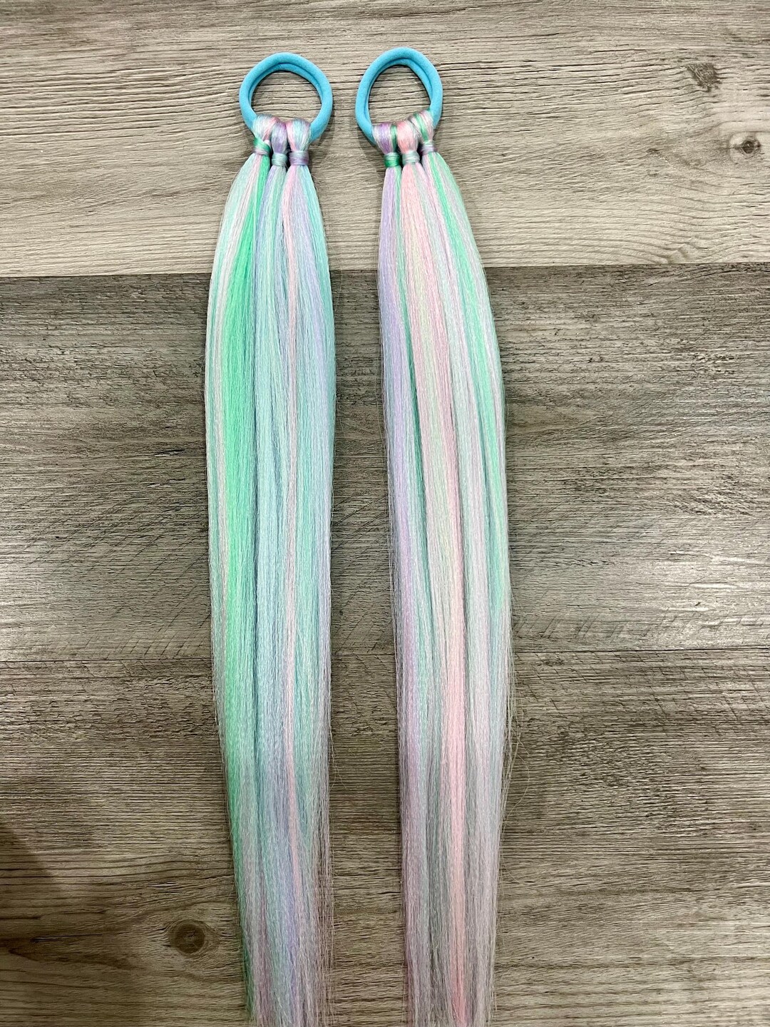 Unicorn Ponytail Set, Inspired Hair Extensions for Girls, 18 Inches ...