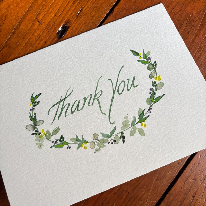 Hand Painted Note Cards - Etsy