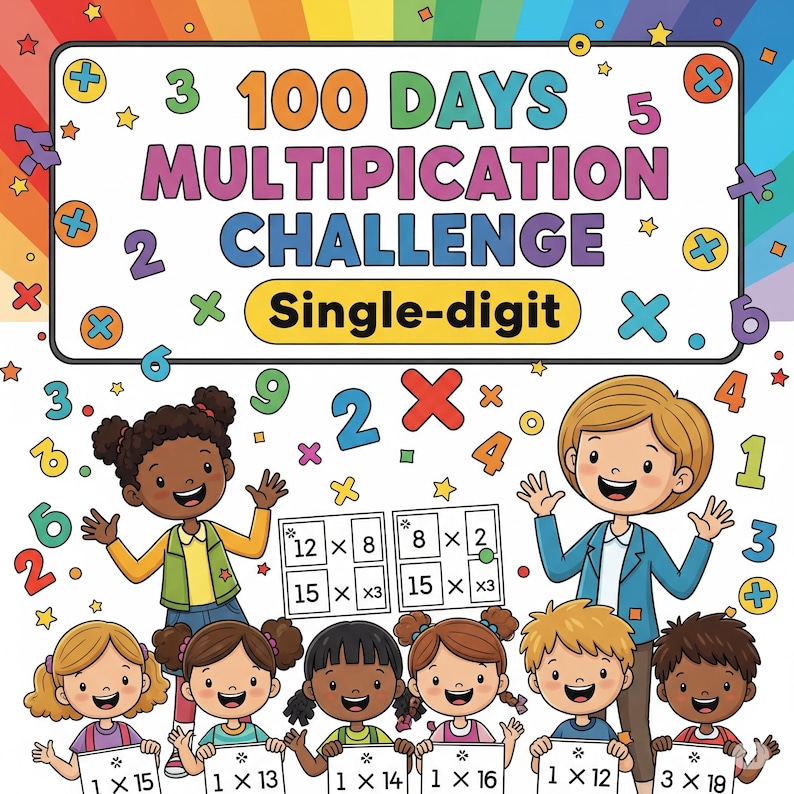 Multiplication Worksheets: Fill-in-the-blank Math Practice (PDF ...