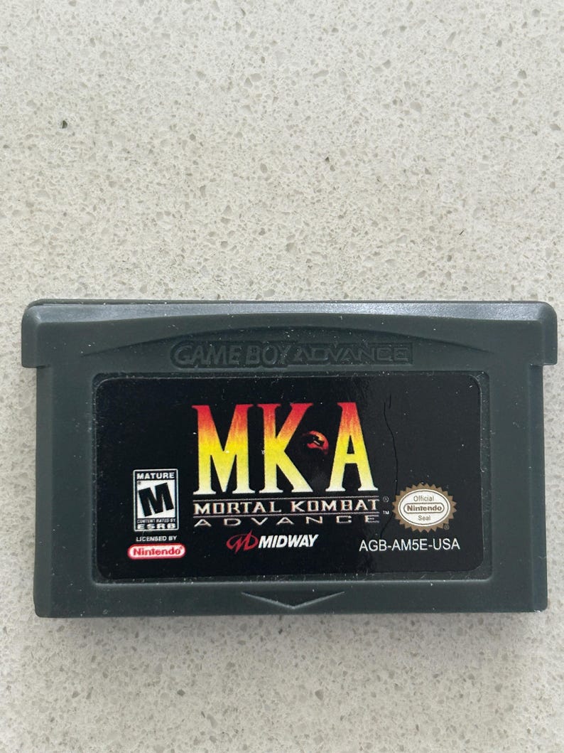 Mortal Kombat Advance MKA - Nintendo Game Boy Advance GBA - Video Game ...
