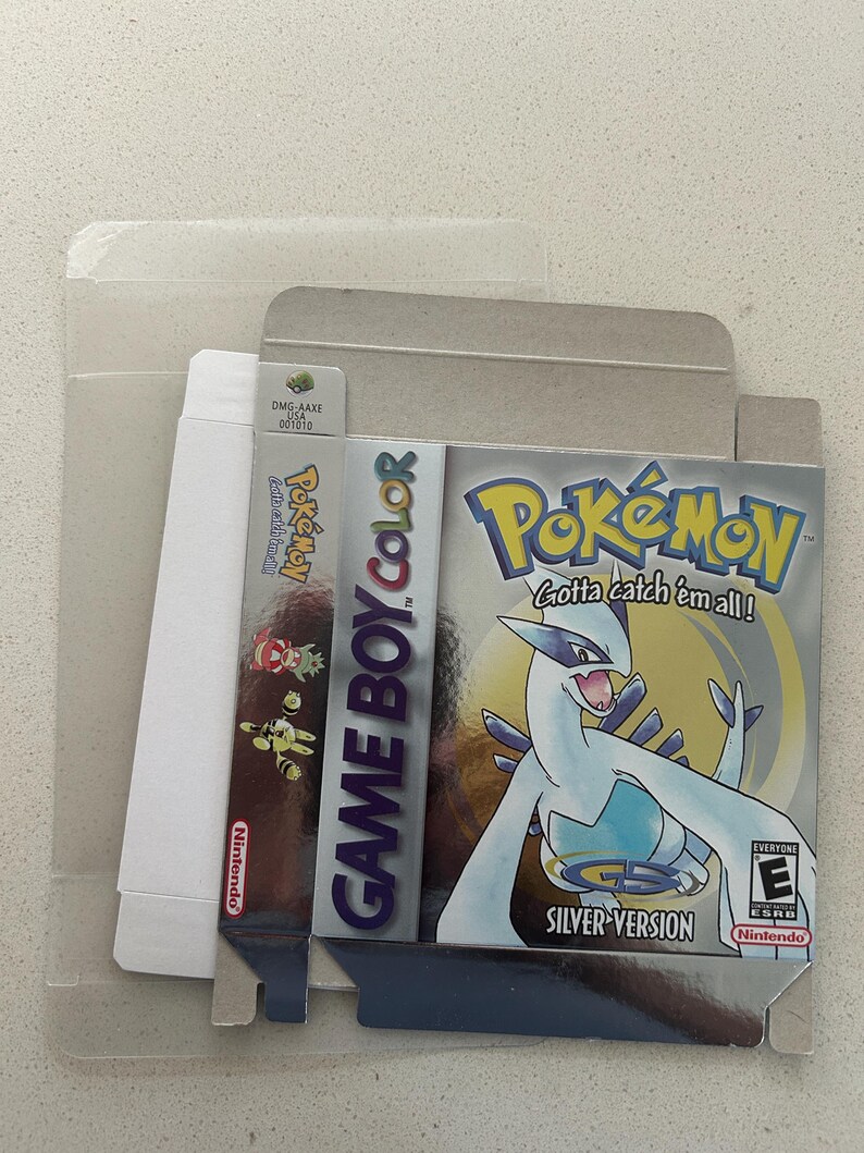 Pokemon Silver - Nintendo Game Boy Color GBC - Box Only No Game Retro ...