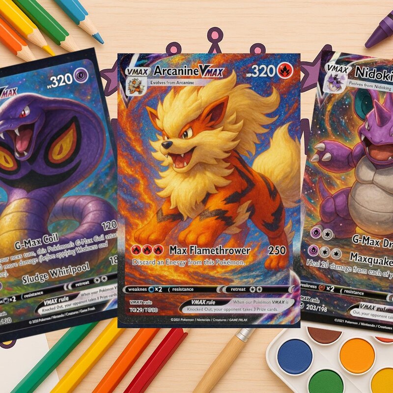 Fan Made Pokémons Cards - Etsy