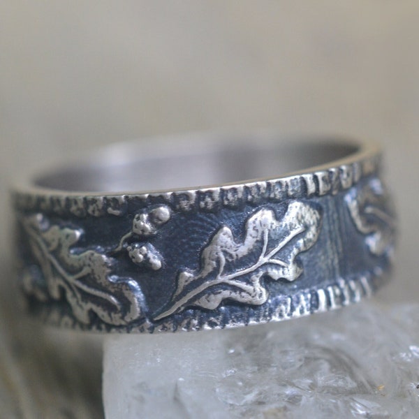 Oak Leaf Ring - Etsy