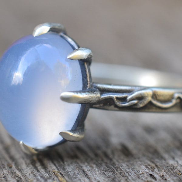 Chalcedony Ring - Etsy