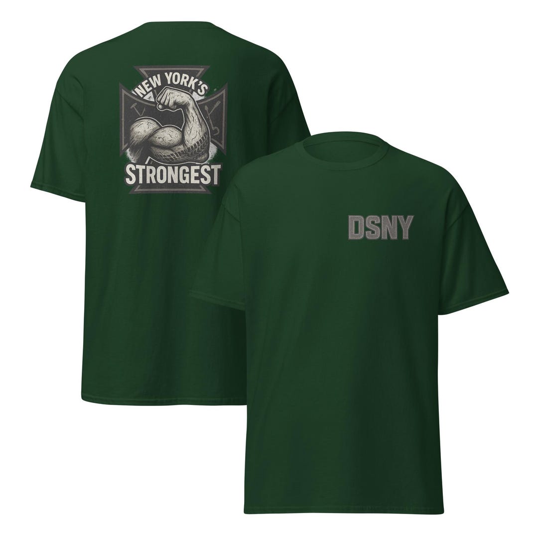 DSNY New York's Strongest T-shirt: Sanitation Worker Pride - Etsy