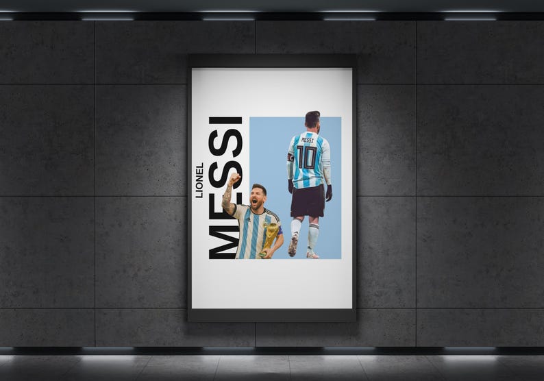 Lionel Messi World Cup Champion Art: Argentina #10, Printable PNG ...