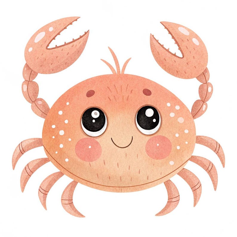 Under the Sea Watercolor Clipart | Ocean Sea Life PNG Bundle | Cute ...