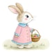 Watercolor Little Rabbit Clipart, Girly Rabbit Cute Bunny Style Clipart ...