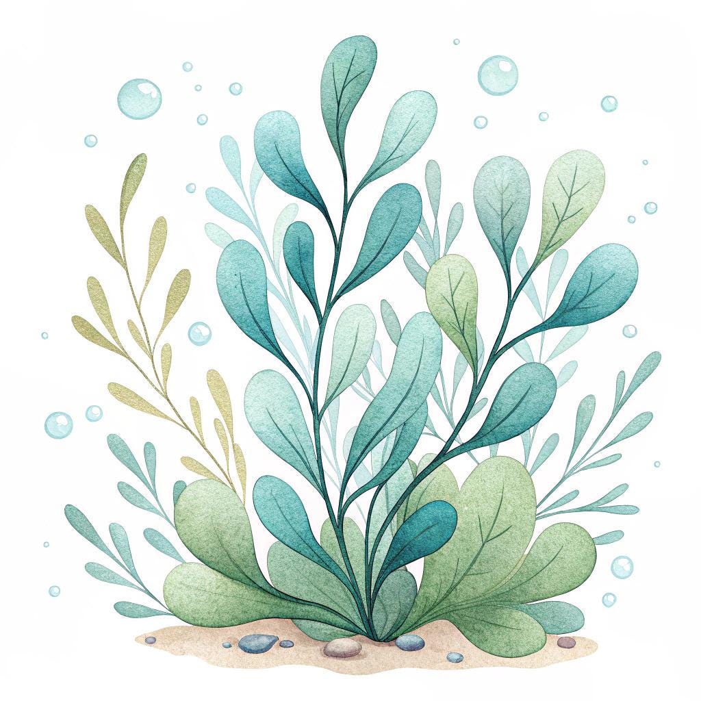 Under the Sea Watercolor Clipart | Ocean Sea Life PNG Bundle | Cute ...